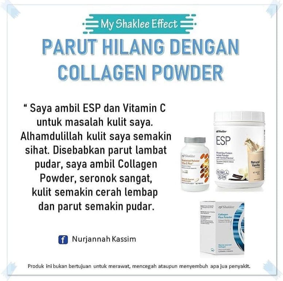 Info Produk: Kolagen Terbaik, Collagen Plus Powder Shaklee