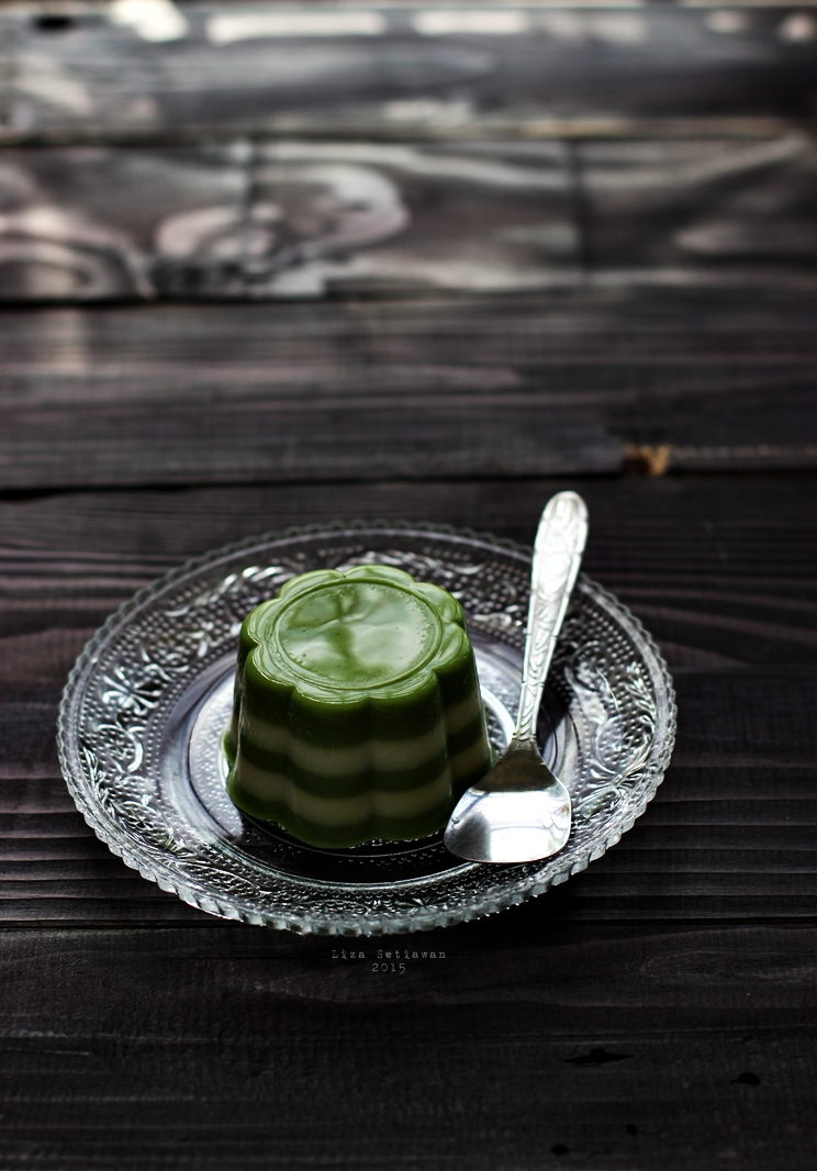 My life, my love, my food: Green Tea Layer Pudding