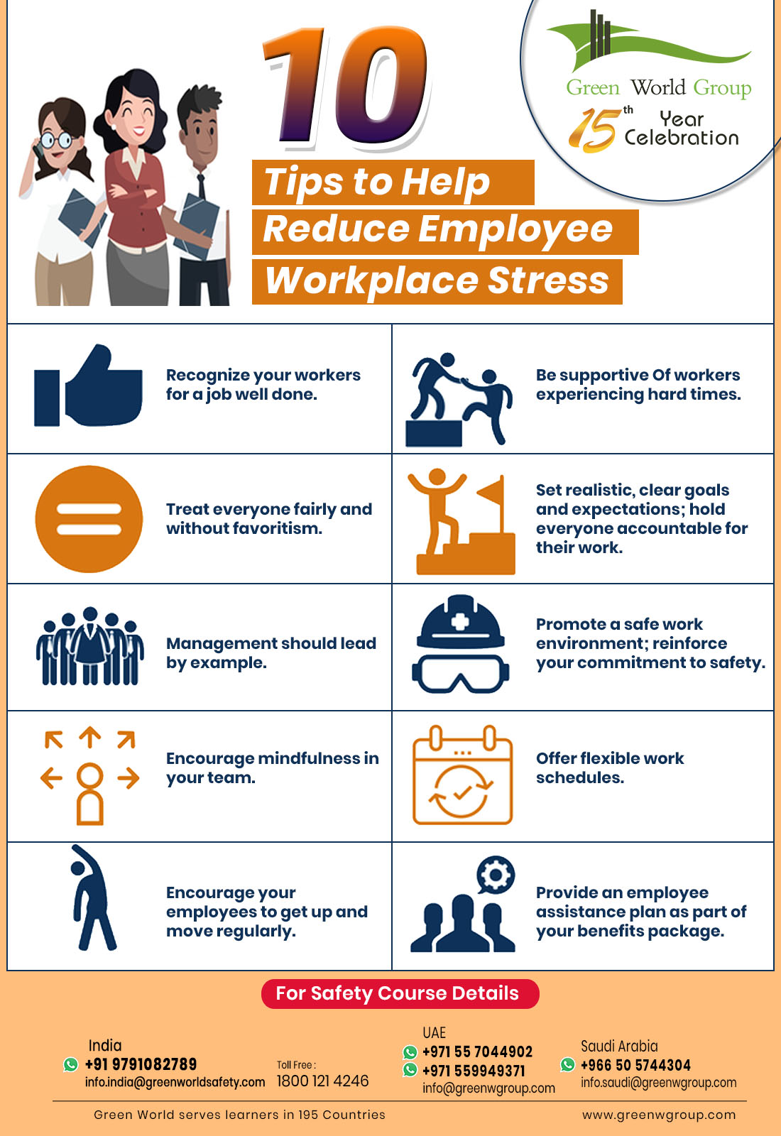 Tips to Reduce Employee Workplace Stress - GWG