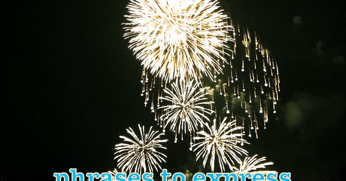 EXCEL ENGLISH BLOG: 第35話：fireworks