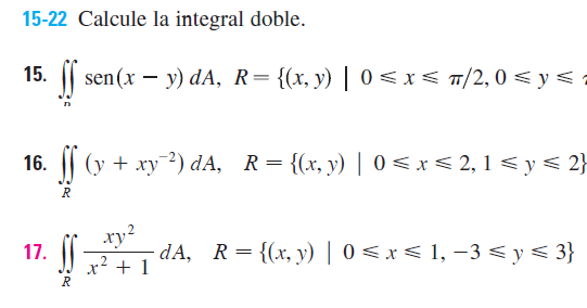 Integrales dobles 1