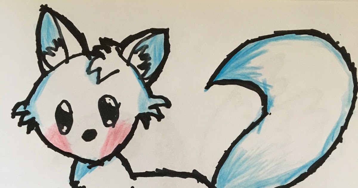 De miniklas, Bloem's blog : Poolvosje getekend met Art-for-kids-hub