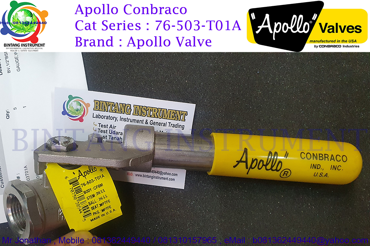 .: 081362449440 Jual APOLLO BALL VALVE Part Number: 76-503T-01A ...