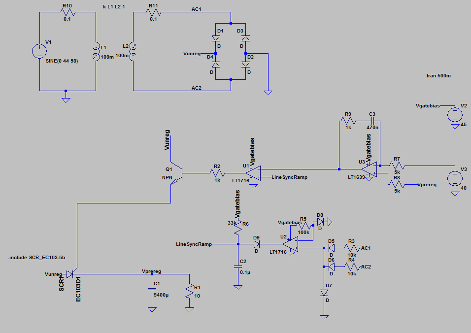 Musings of a WAHZ: Lab Power Supply - Pre-regulator