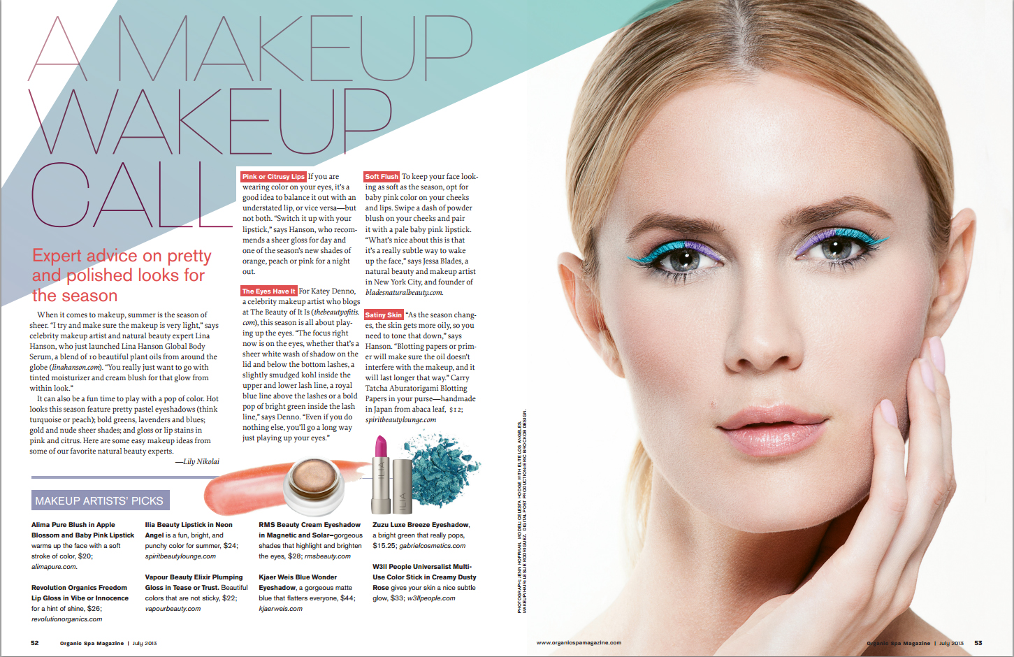 Jenn Hoffman Photography: July 2013 Skin Care Guide Publication for ...