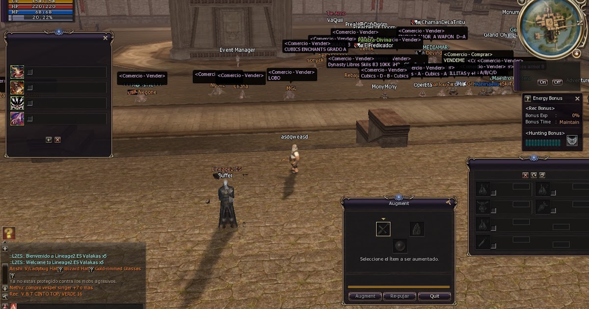 SYSTEM PARA LINEAGE2.ES / VALAKAS