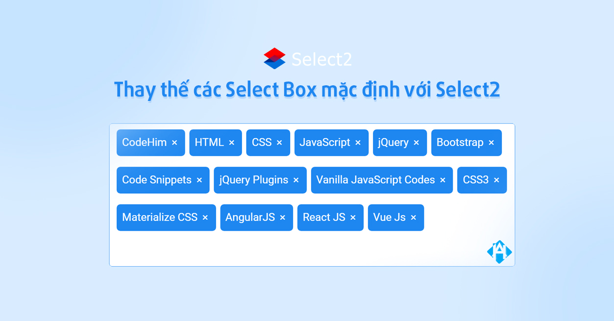 Thay thế các Select Box mặc định với Select2