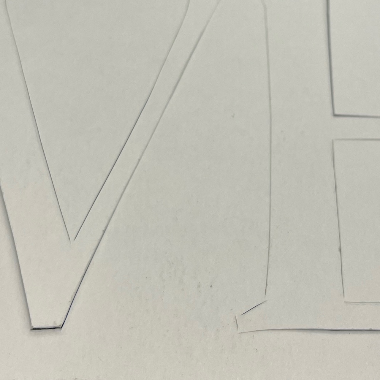 Paper Ponderings: Paper letter cutting