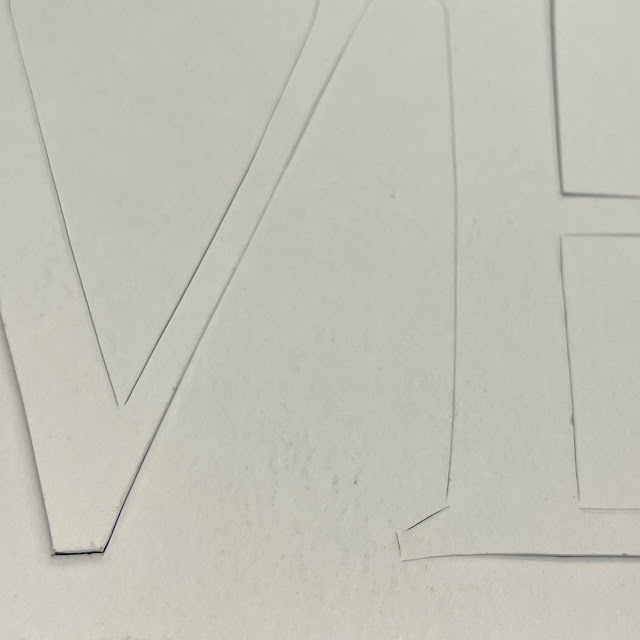 Paper Ponderings: Paper letter cutting
