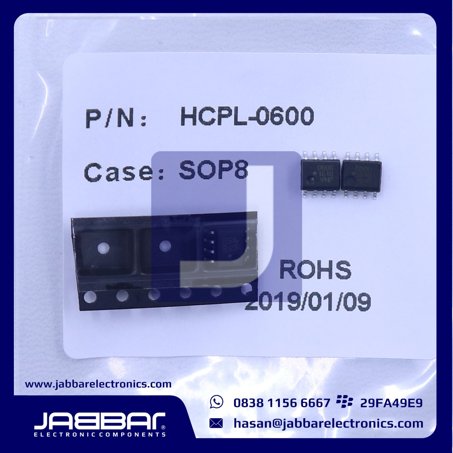 JUAL IC HCPL-0600 SMD 8 ~ Pusat Komponen Elektronika Online