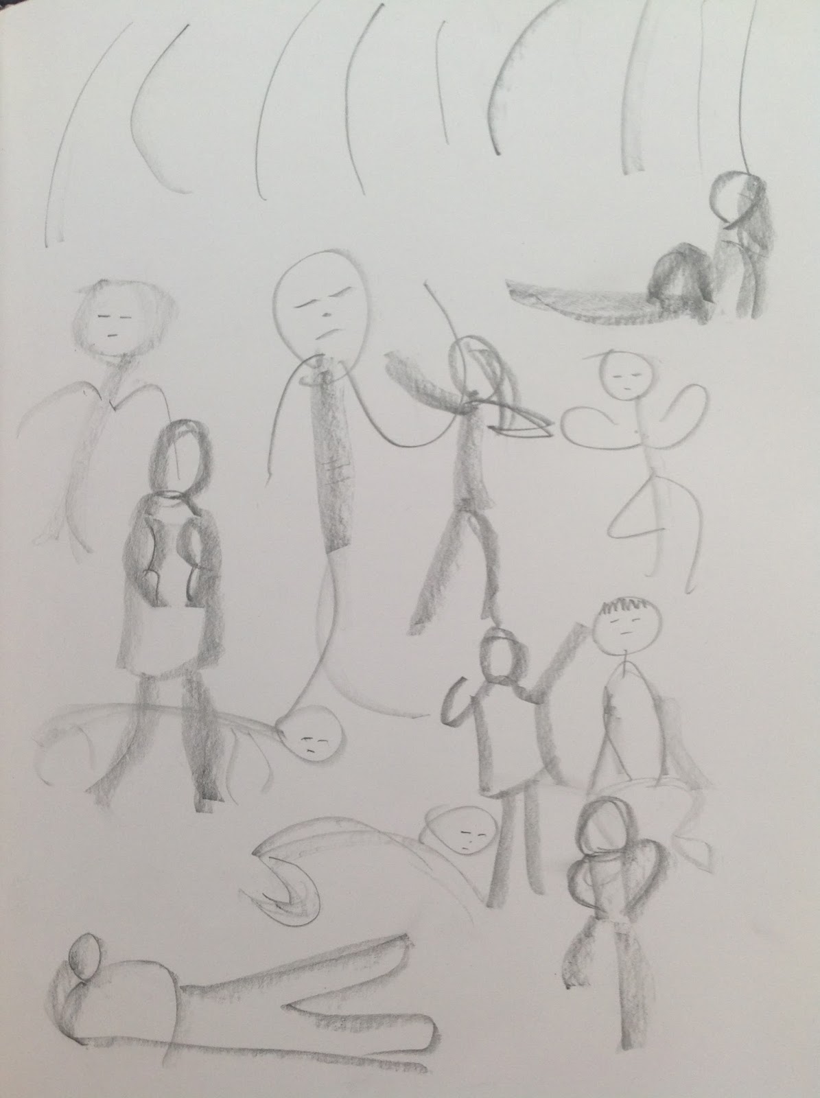 Shift Team Art Studios: Contour and Gesture Drawings