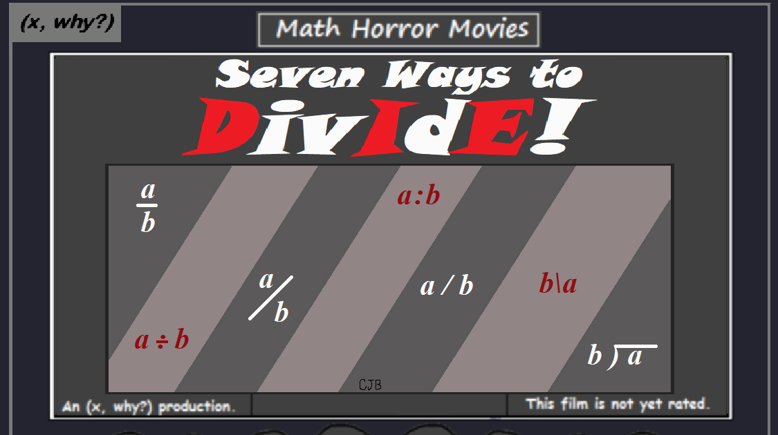 (x, why?): Math Horror Ways: Seven Ways ...
