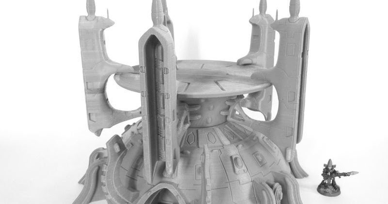 Tabletop Fix: 3D Alien Worlds - Eldari Exodite Hut Previews