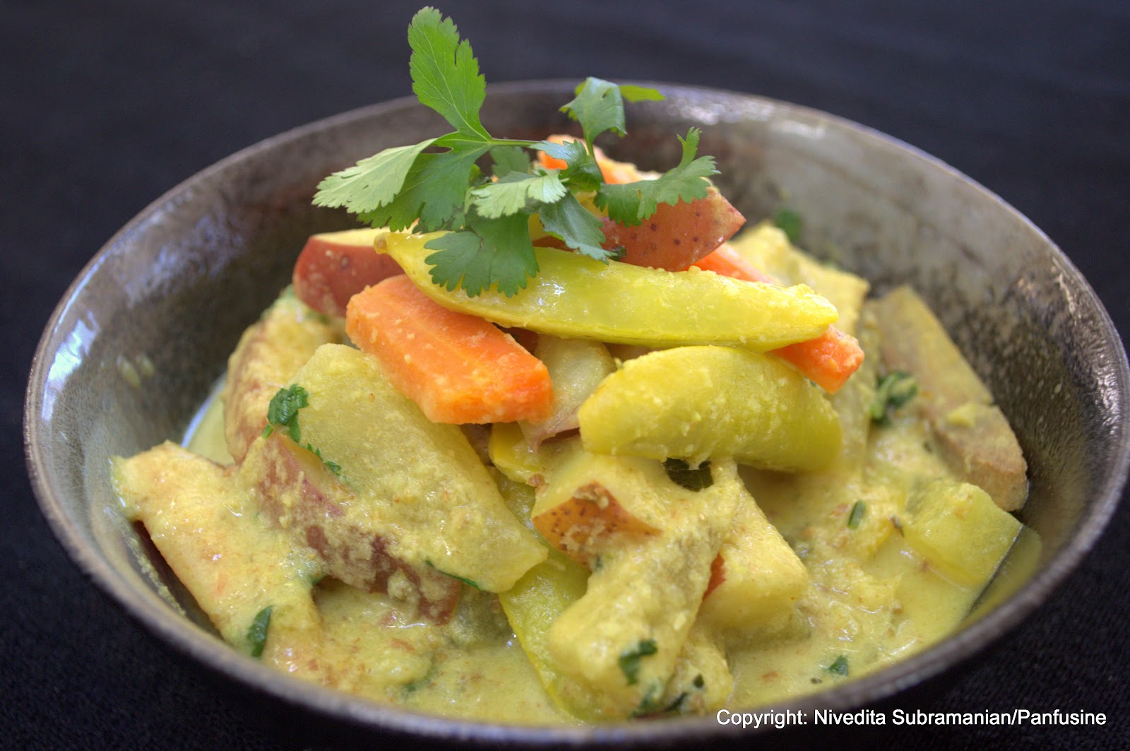 Day 74 - Avial - Vegetable stew in a coconut & cumin spiced sauce