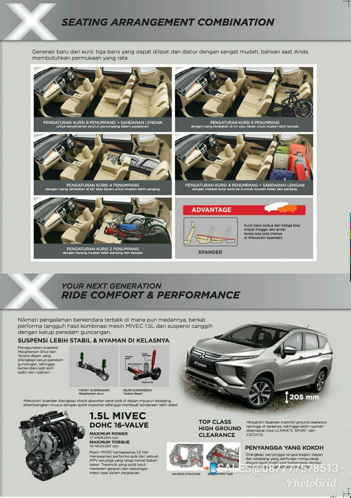Perbedaan Mitsubishi XPANDER (GLX, GLS, Exceed, Sport, Ultimate)