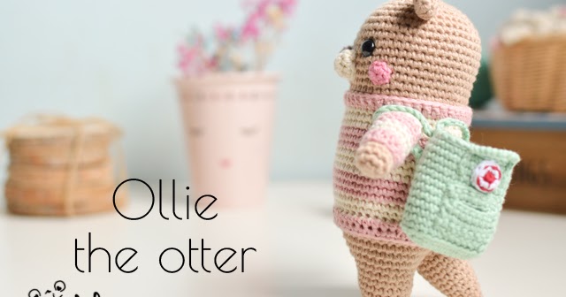 O Recuncho de Jei: Ollie la nutria amigurumi.