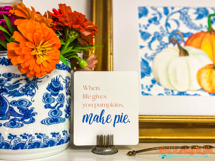 Free Printable Pumpkin Quotes | i should be mopping the floor