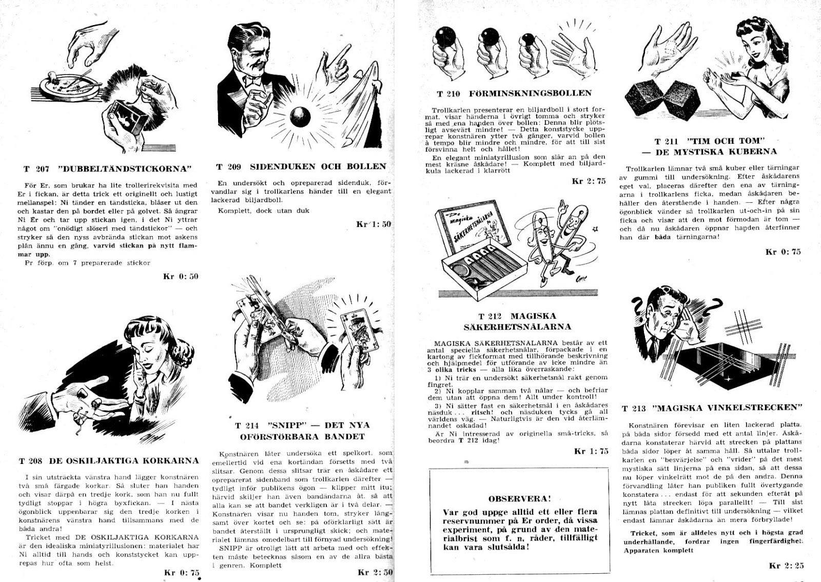 and everything else too: Trolleri (Magic) Katalog '47 PART ONE