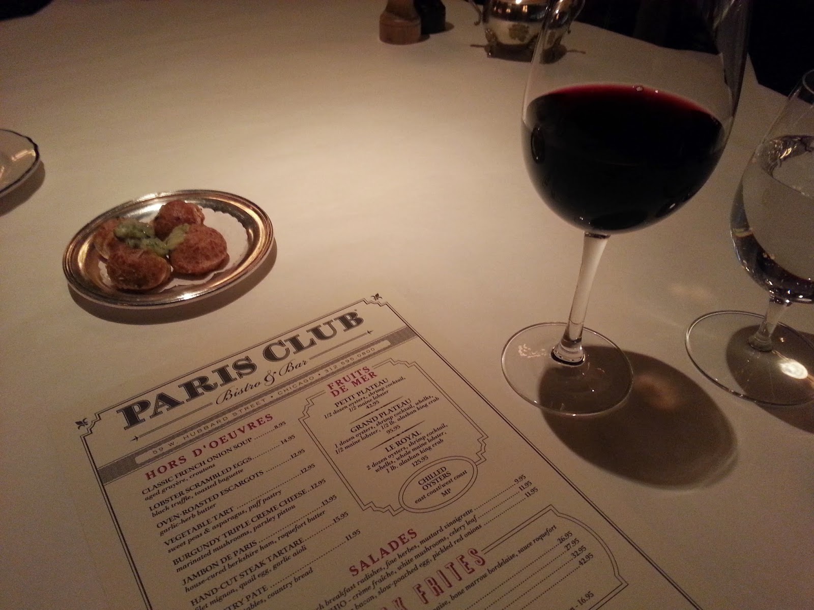 Project Soiree: Tasty Tuesday: Paris Club Bistro & Bar