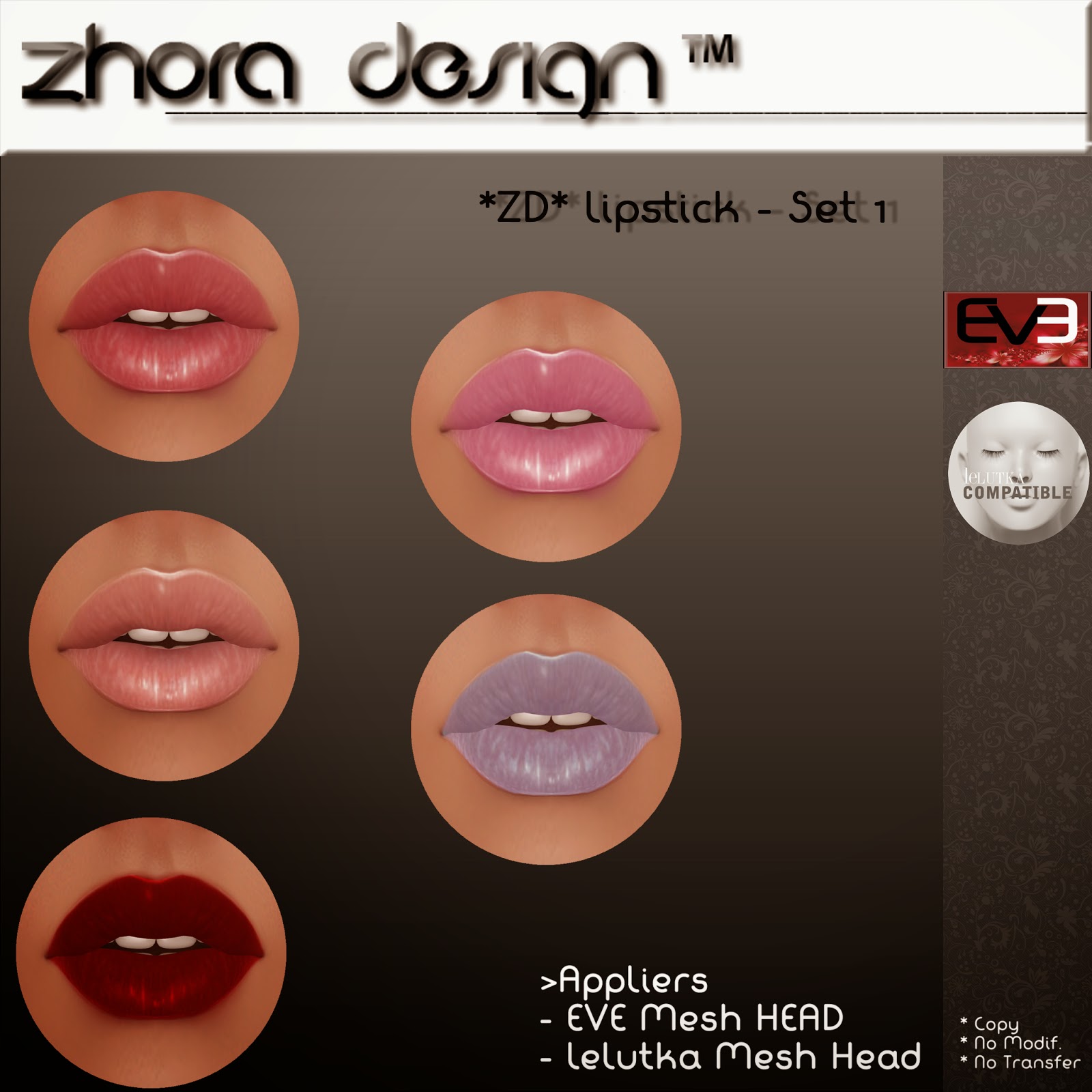 Zd Zhoradesign Zd Lipstick