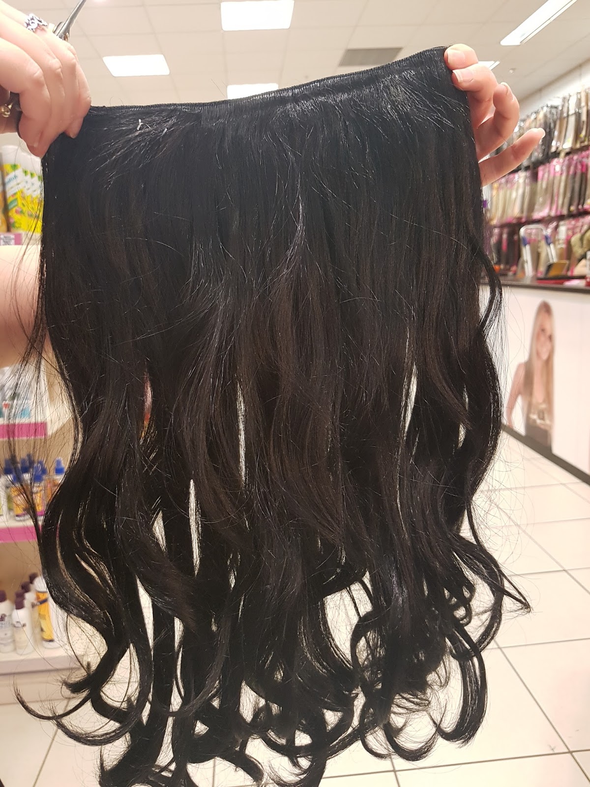 STRANDED INTERNATIONAL HAIR EXTENSIONS 18" CURLY #1 BLACK MAGIC REVIEW ...