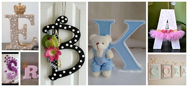 18 Ideas de letras gigantes para decorar habitaciones ~ Haz Manualidades