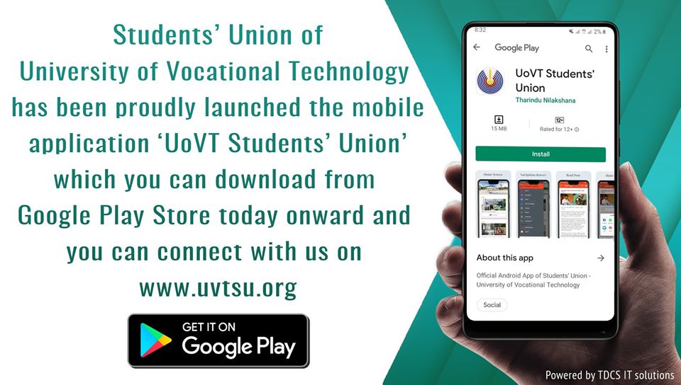 Released "UoVT Students' Union" Android Application | Students' Union ...