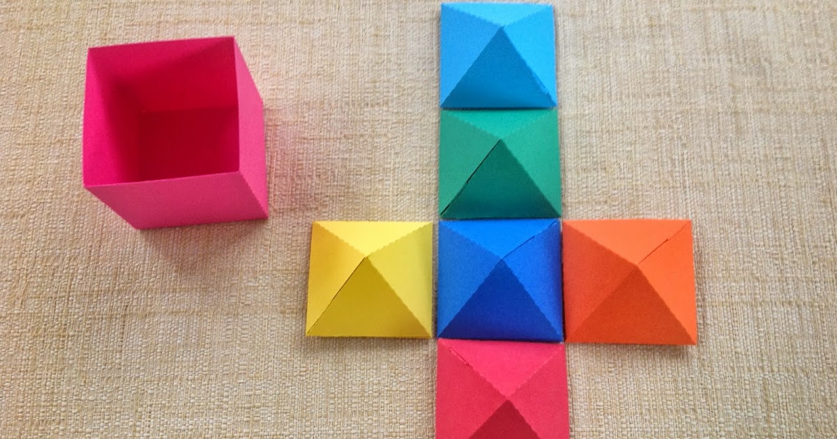 Papercrafts and other fun things: Six Square Pyramids Can Fit Perfectly ...