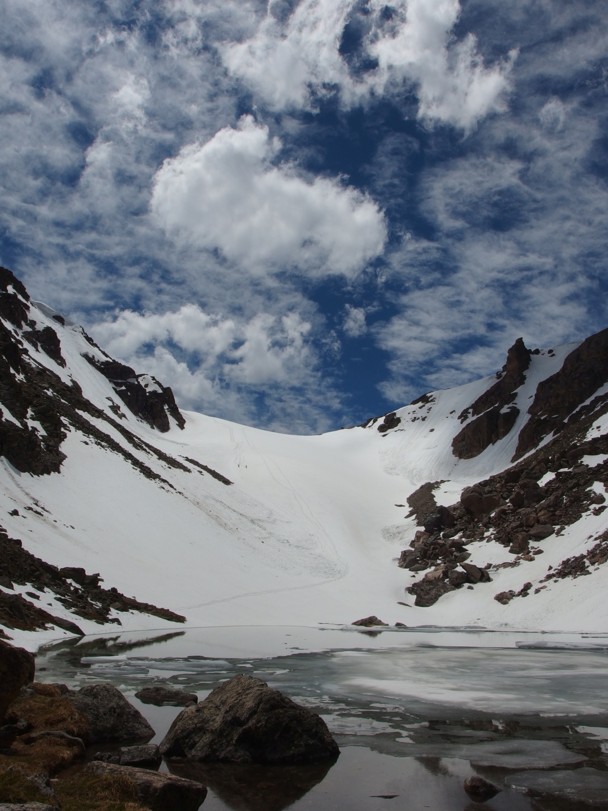 Hiking Rocky Mountain National Park: Powell Peak via Andrews Glacier.