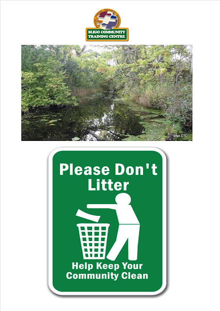 Sligo CTC Anti-litter Posters - Sligo Community Training Centre