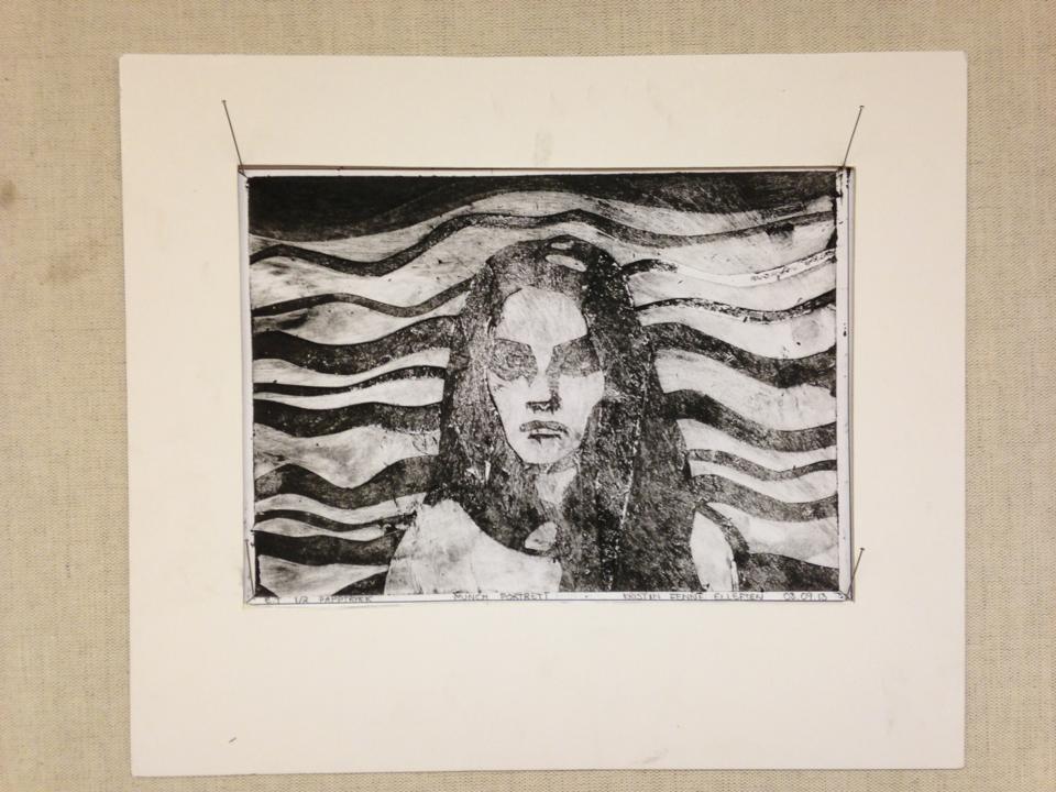 Trykk og foto, Bodin : munch portrett Kristin