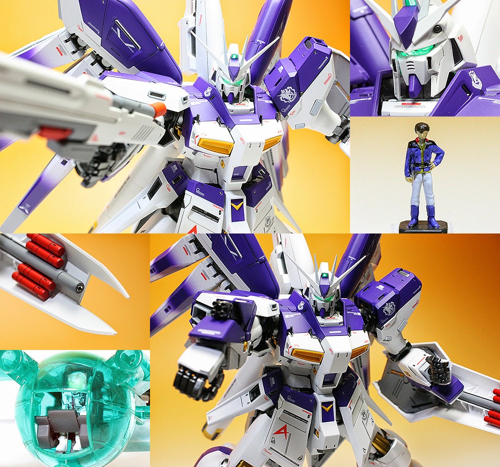 Custom Build: MG 1/100 hi-nu Gundam Ver. Ka HWS