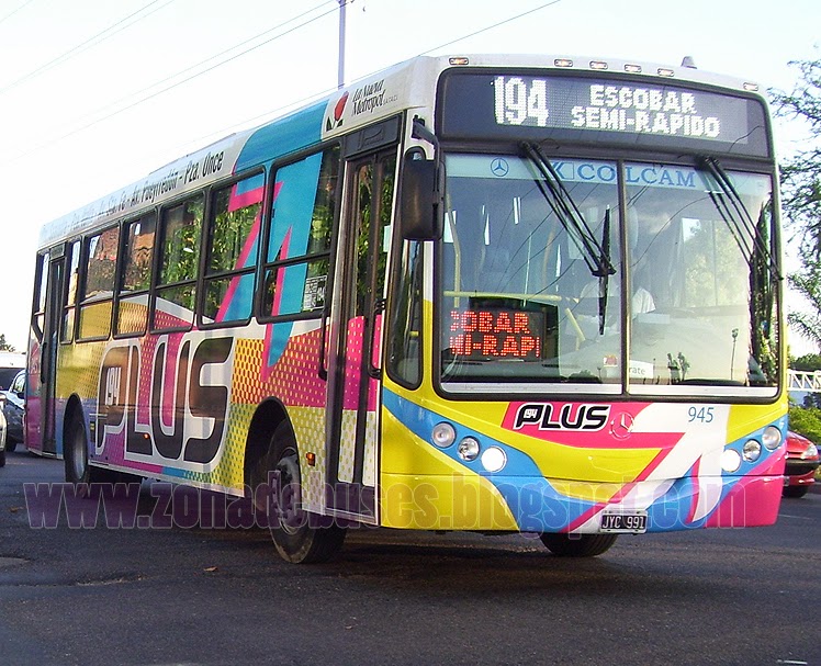 Colectibus - Zona de Buses: LINEA 194 Plus