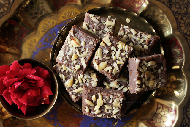 Chocolate Barfi: Recipe with Step by Step Pictures - Deck and Dine