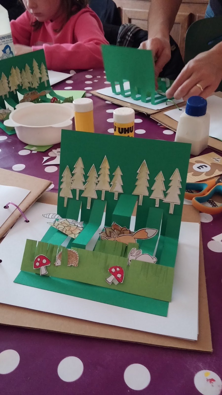 les "cré-activités" de Sophie: Animaux de la foret