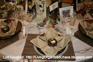 Organized Chaos...: Bird-Themed Luncheon Table