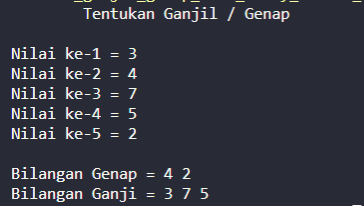 Menentukan Bilangan Ganjil / Genap Data Array secara Dinamis c++ ...