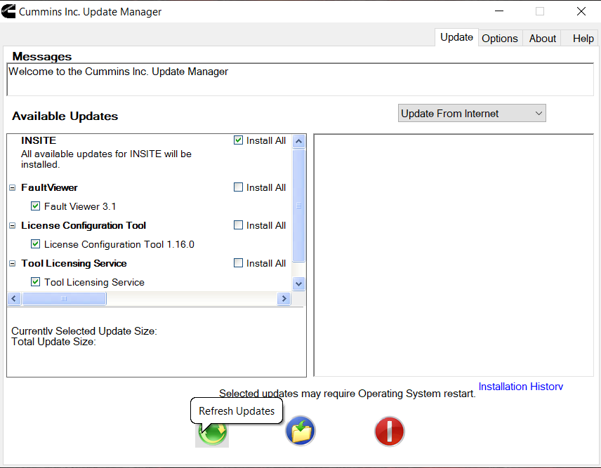 Getting Started: Cummins Update Manager (CUMMINS Engines) - Blog.Teknisi