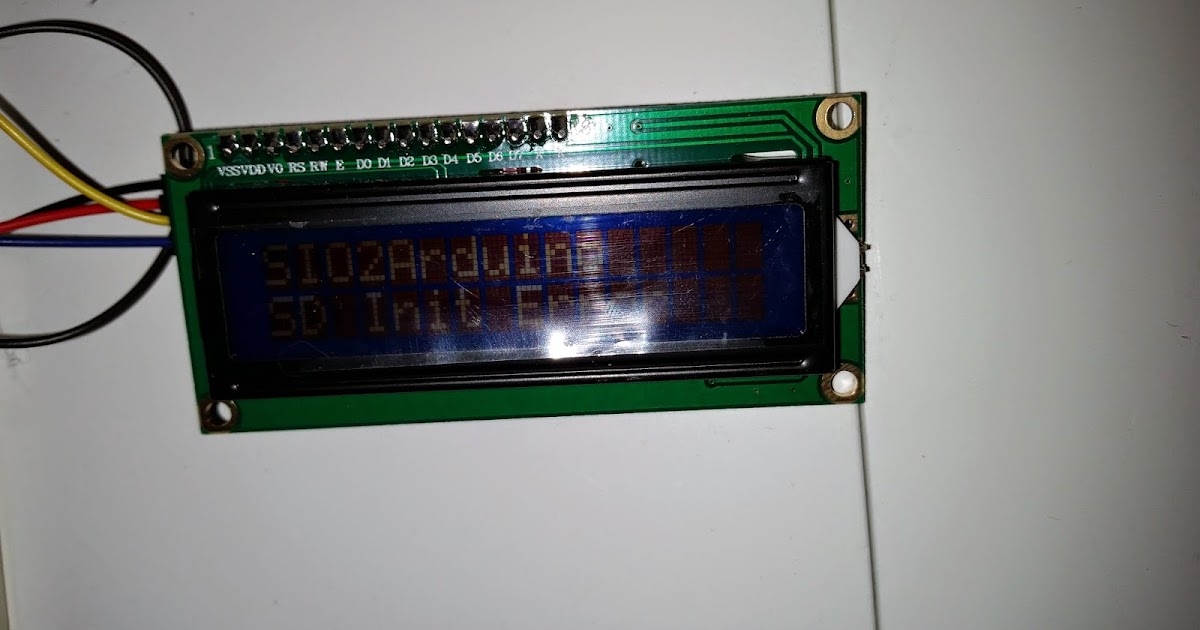 self.note("Hello World"): Using a Funduino LCM1602 LCD module with your ...