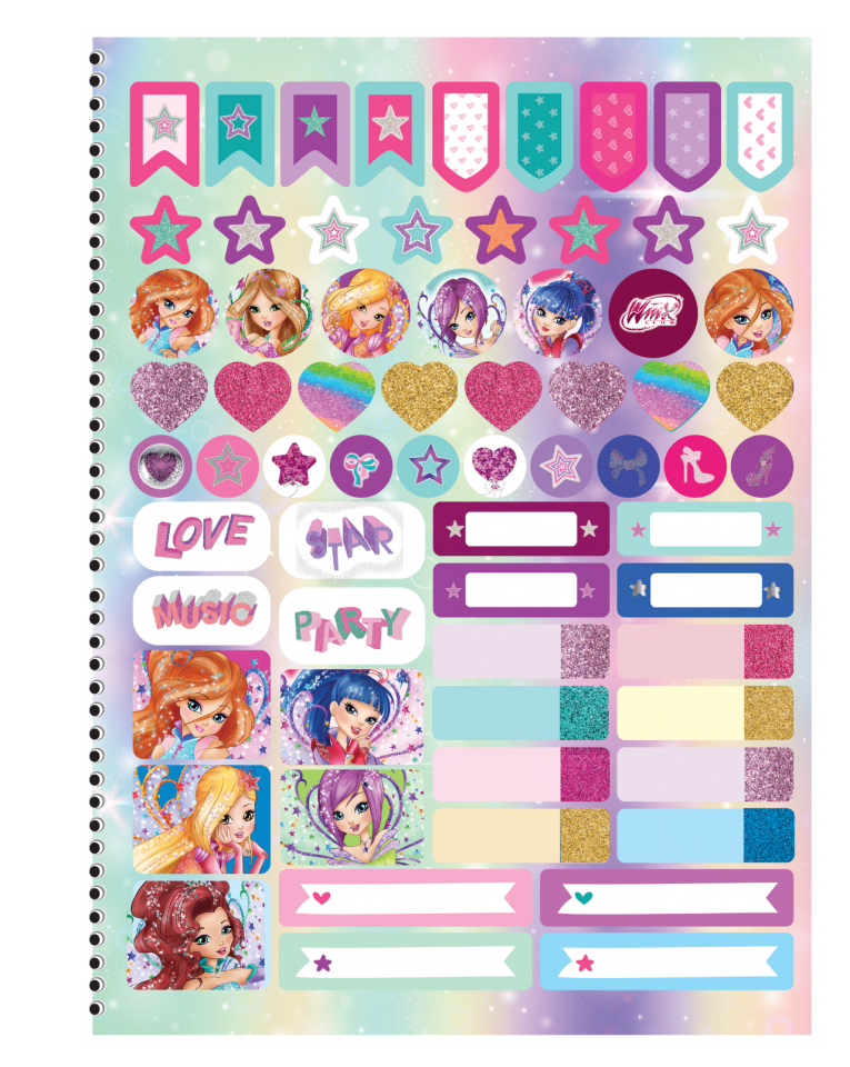 Winx Cosmix notebooks in Brazil - Winx Club All