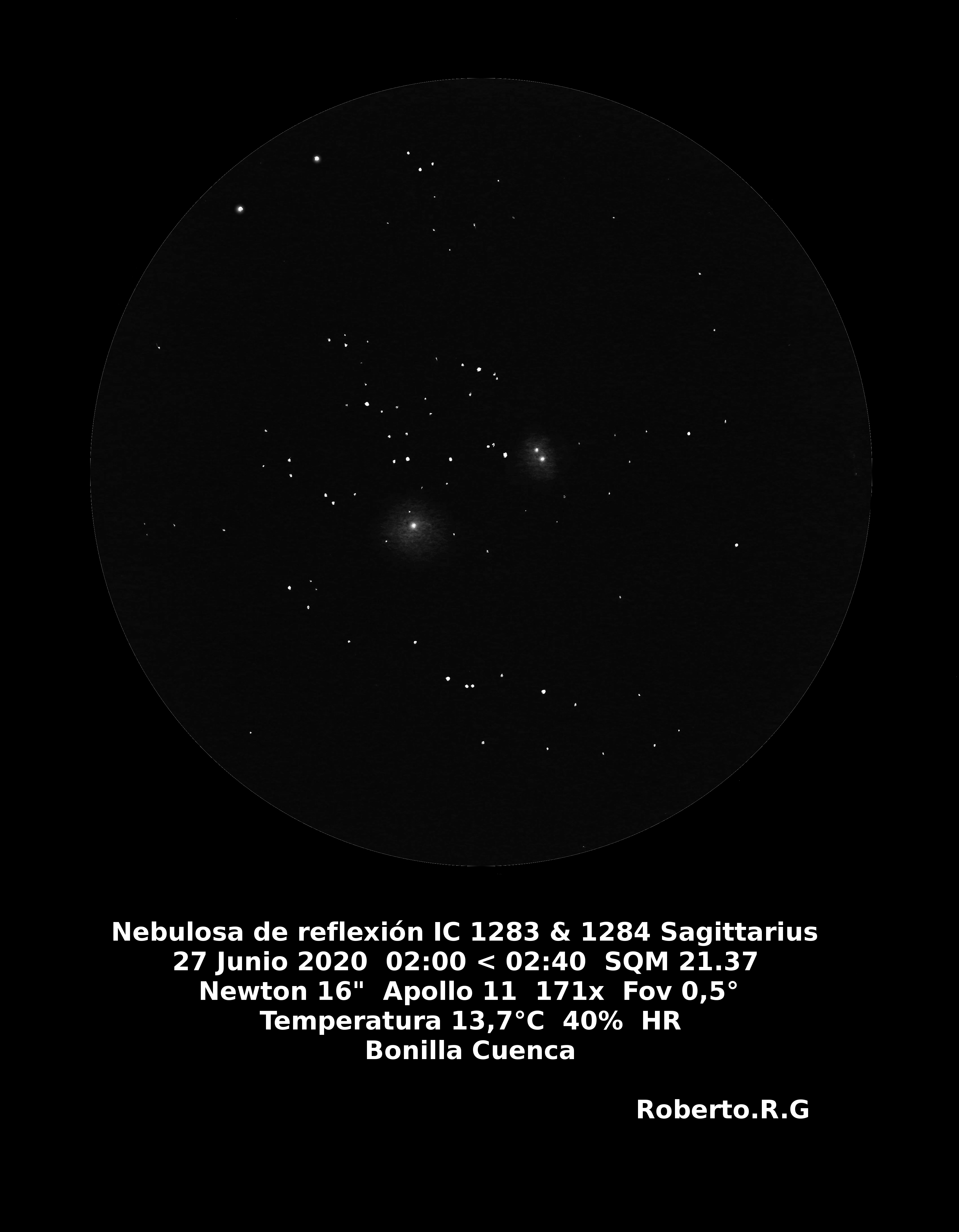 Observaciones astronómicas visuales: Observación Nebulosa de emisión IC ...