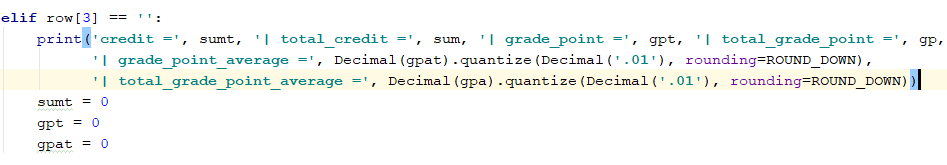 Database System 2560: Python CSV Calculate Grade
