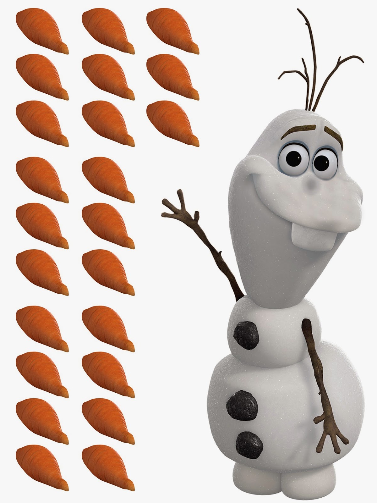 The Sketchpad: PIN THE CARROT ON OLAF (High-Resolution)