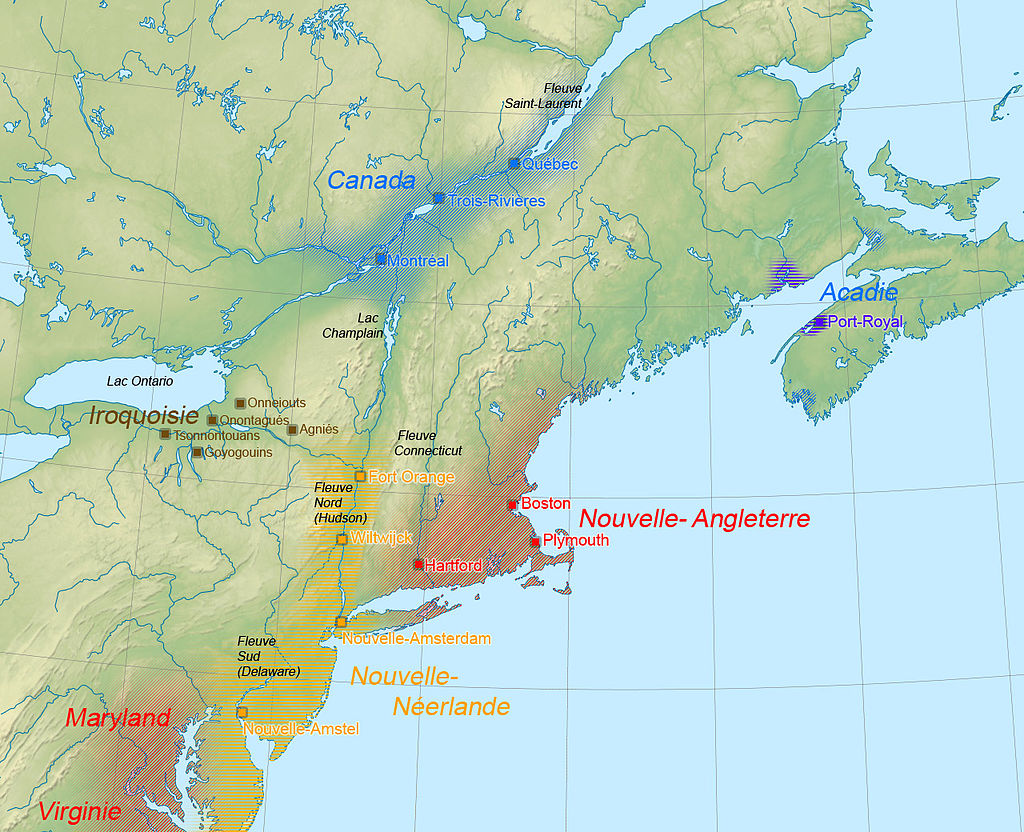 U.S. Timeline: 1654 - Acadia into English hands