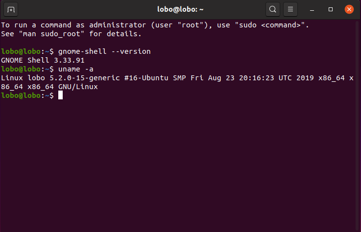 Ubuntu 19.10 Eoan Ermine