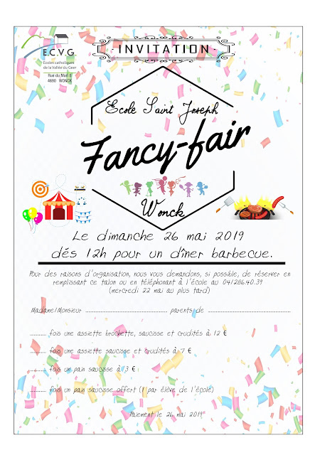 FANCY FAIR - École Saint-Joseph à Wonck - Blog