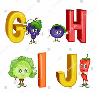 English For Children - Alphabet - GHIK ~ Video English Children