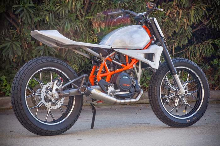 Racing Cafè: KTM 690 Tracker by Roland Sands