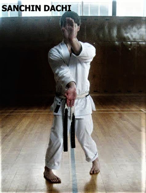 André Bertel's Karate-Do: CORRECT 三戦立 (SANCHIN DACHI)