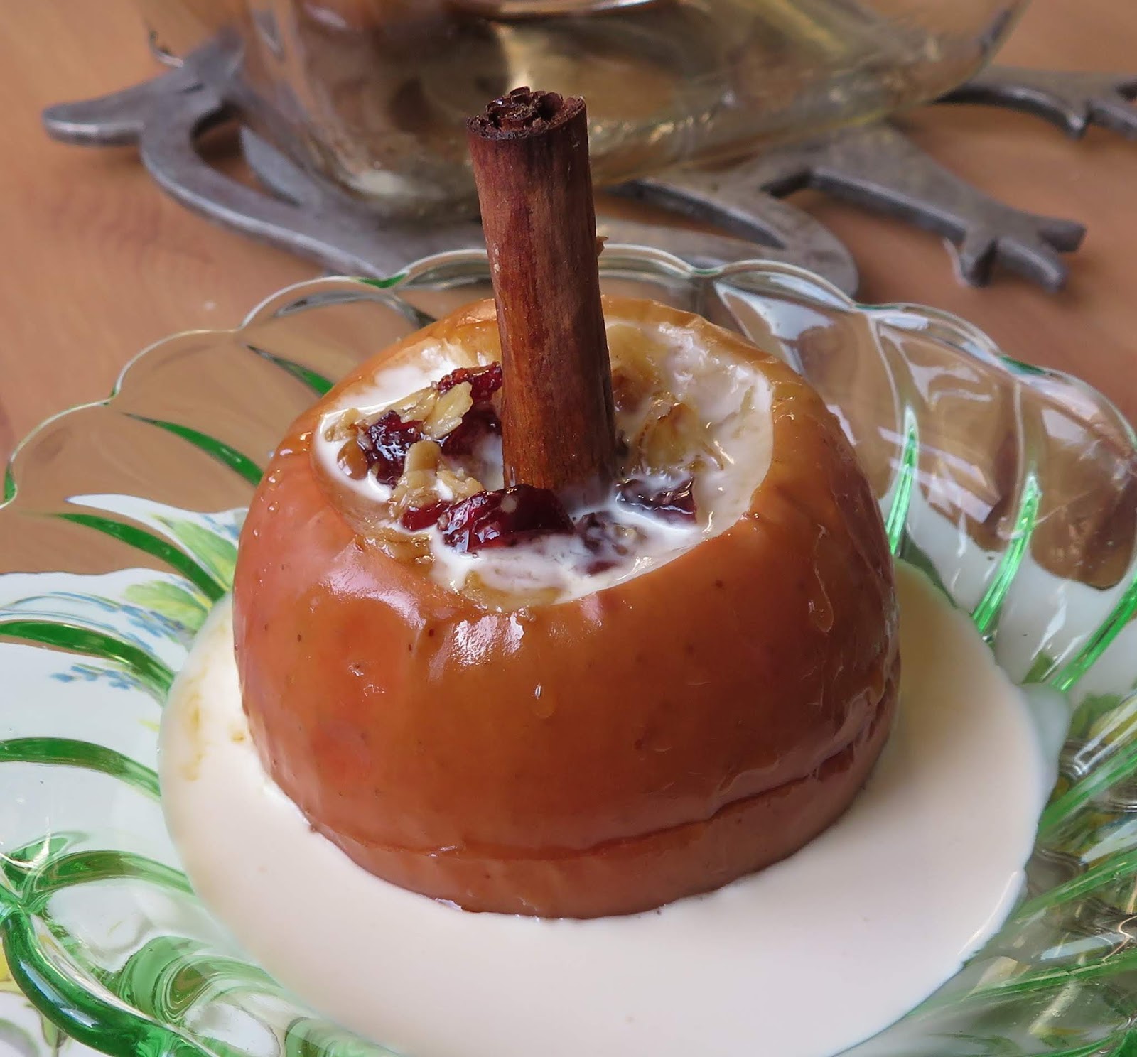 Maple & Cranberry Baked Apples | The English Kitchen